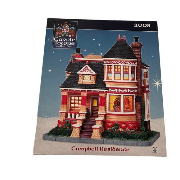 Lemax | Holiday | Lemax Carole Towne Collection Campbell Residence ...